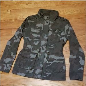 Jackets & Coats | Camo Utility Jacket | Poshmark